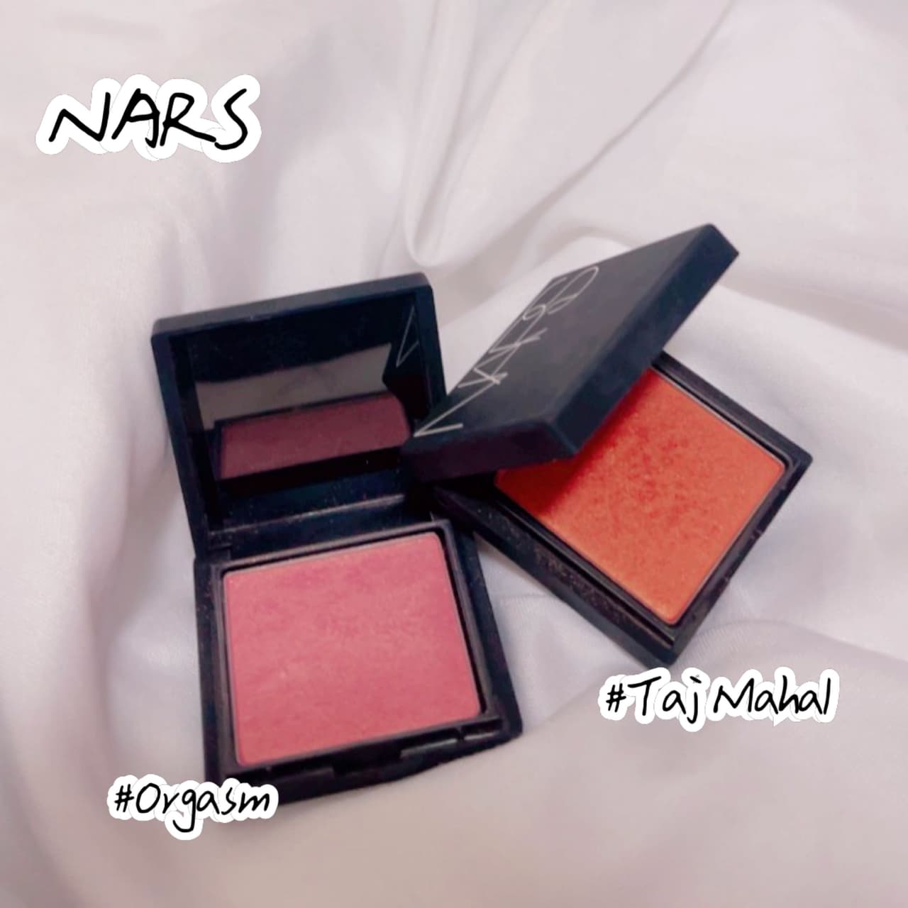 #試色 NARS腮紅分享｜經典 Orgasm 和充滿活力的 Taj Mahal - 美妝板 | Dcard