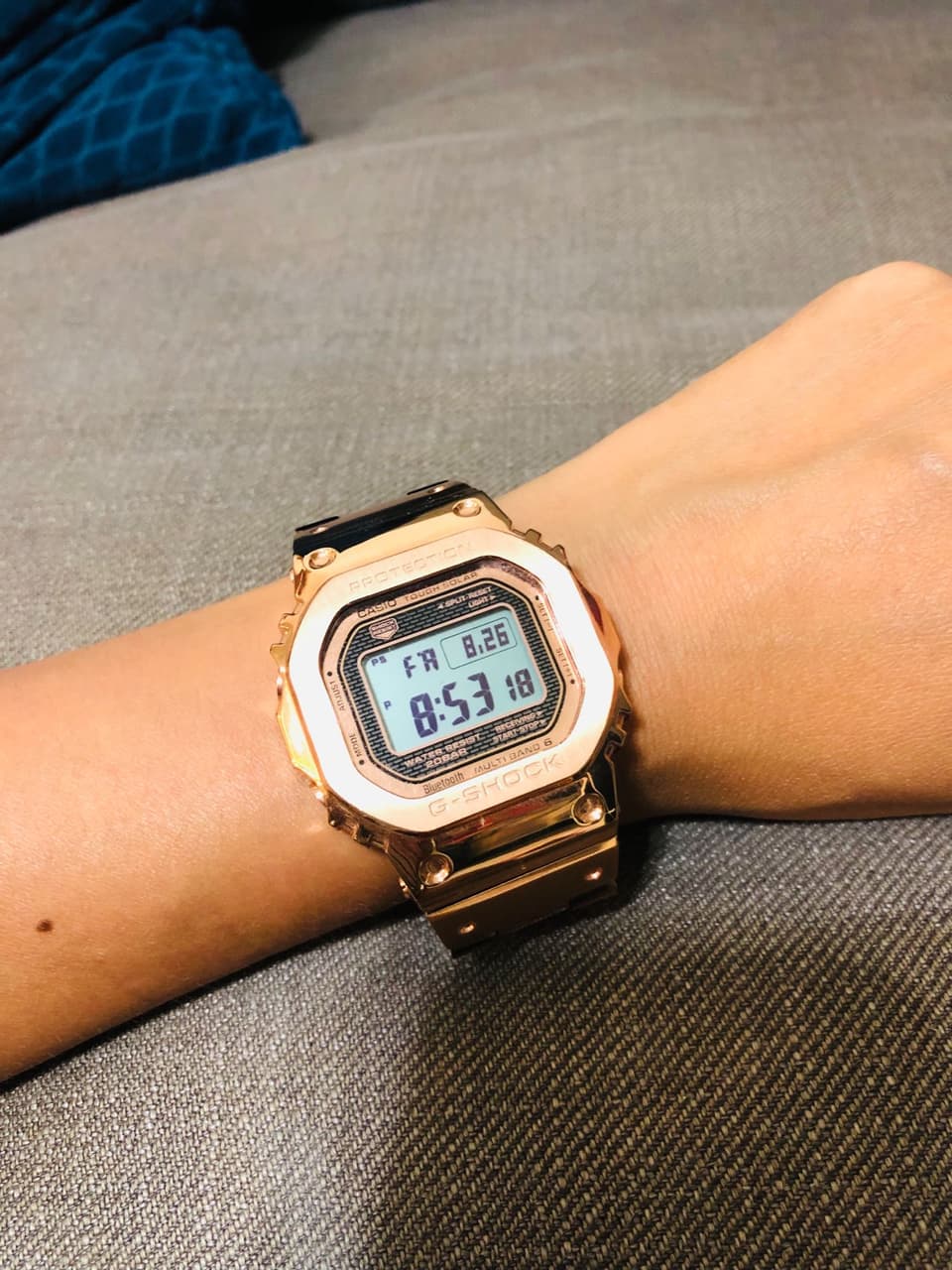 #分享 開箱 G-shock GMW-B5000-1DR 金斧頭 銀斧頭 - 穿搭板 | Dcard