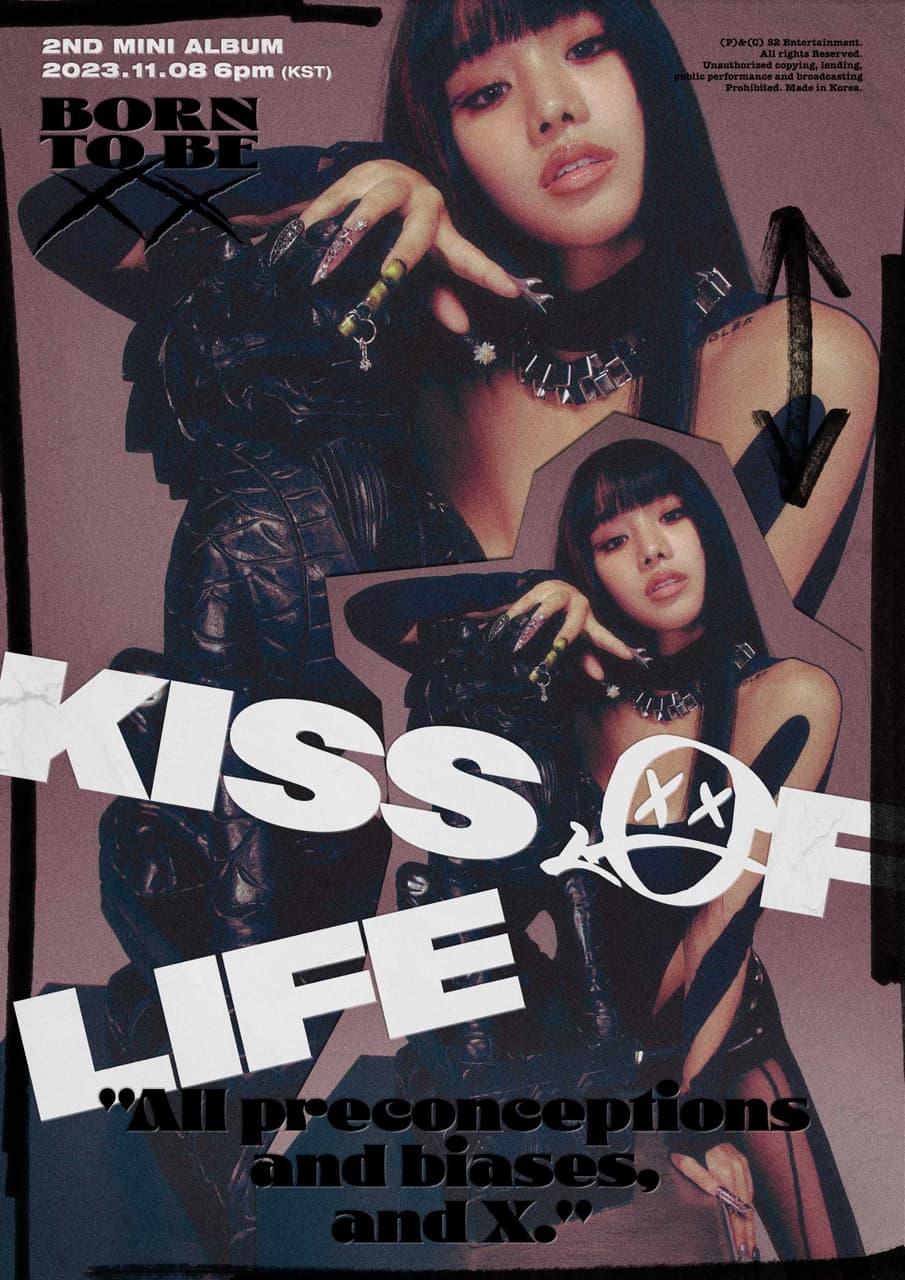 #集中討論 KISS OF LIFE “Born to be XX" 前導概念預告 - B1-2 留言 | Dcard