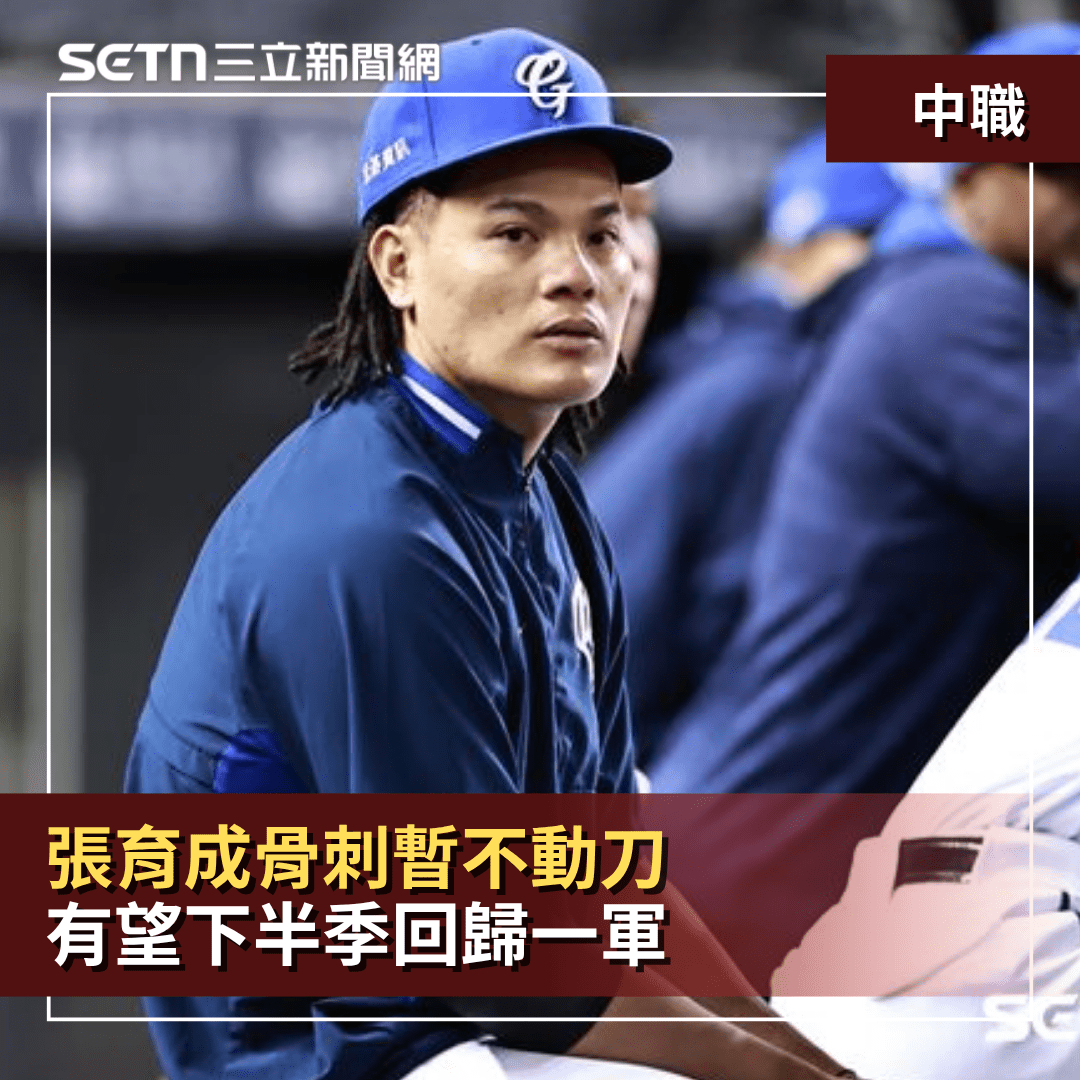 中職／張育成右手骨刺暫不動刀 狀況已好轉有望下半季回歸一軍 - SETN三立新聞網 (@setn54) | Dcard