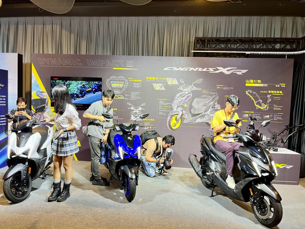YAMAHA Cygnus XR 七代勁戰新品發表會 - 奧莉萱 (@p88628) | Dcard