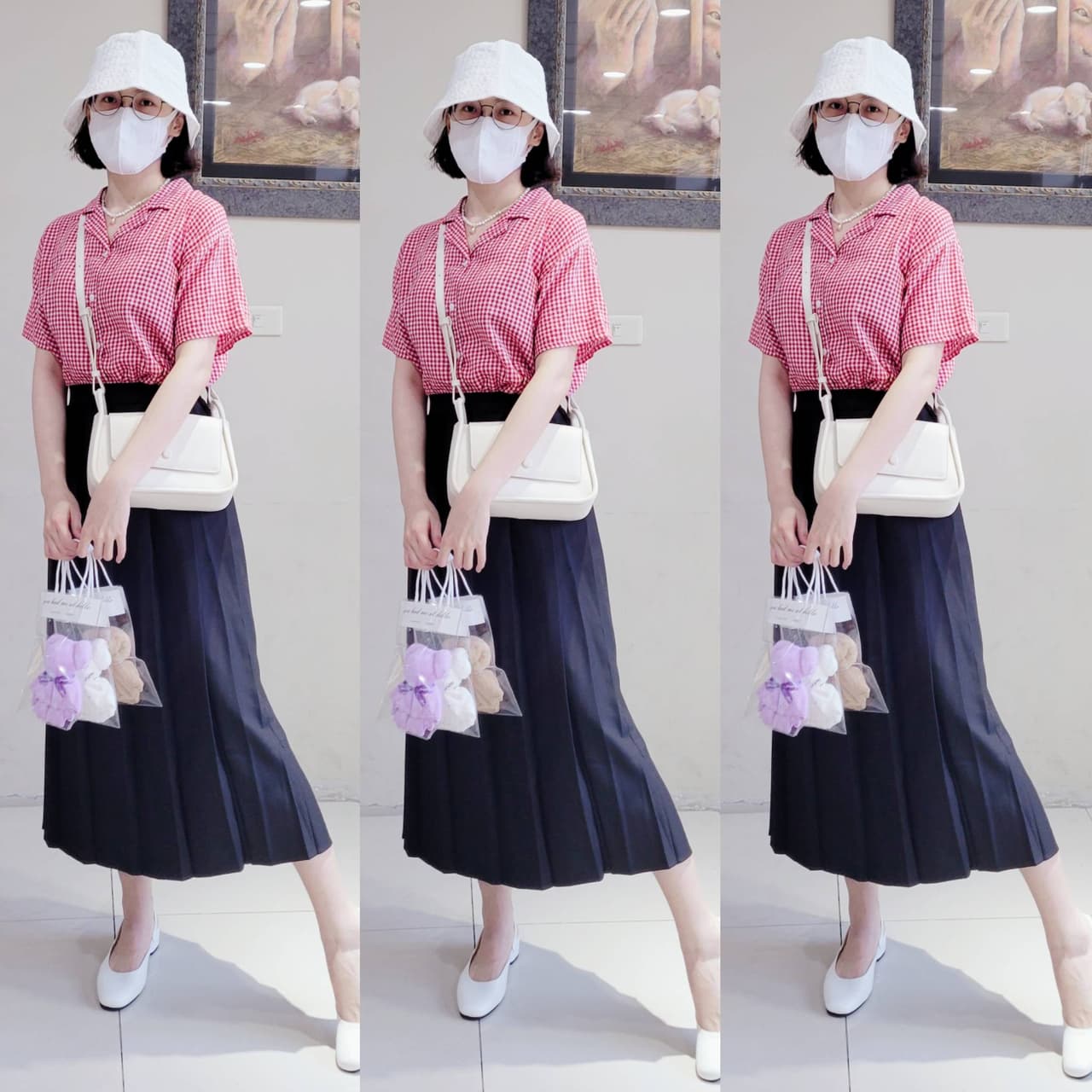 #分享 NU V百褶長裙穿搭163夏天復古穿搭 - 穿搭板 | Dcard