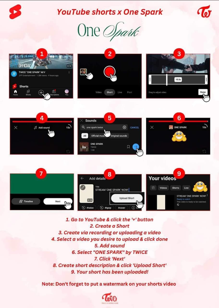 #打榜應援 🍭M Countdown 下週3/21預投票"ONE SPARK ️"開投 - TWICE板 | Dcard