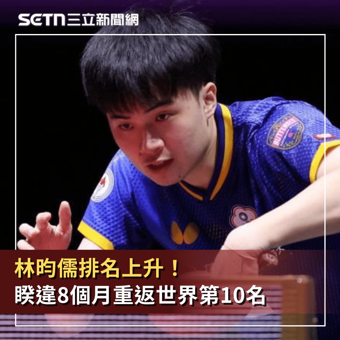 桌球／林昀儒排名上升！ 睽違8個月重返世界第10名 - SETN三立新聞網 (@setn54) | Dcard