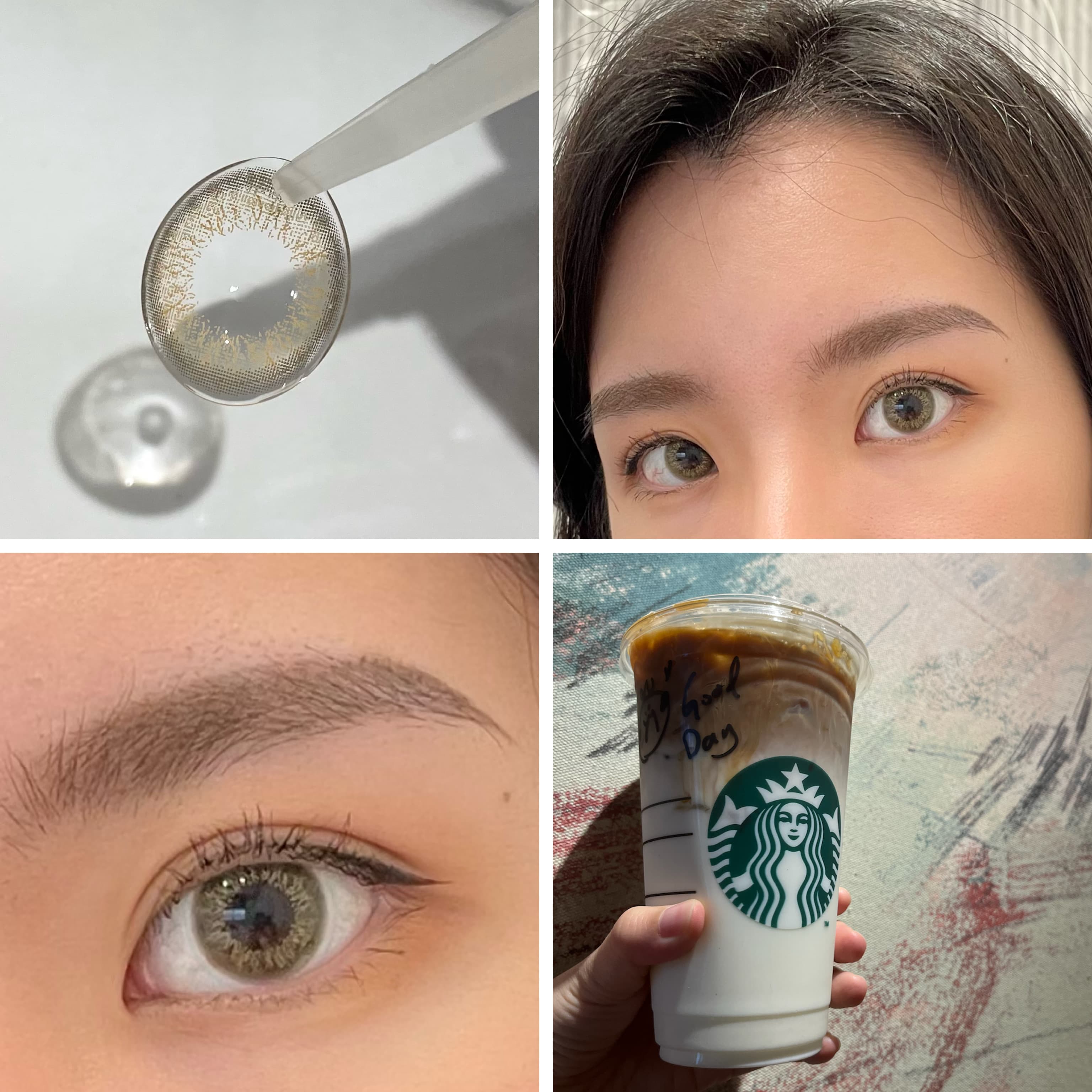 #分享 來杯下午茶吧 EverColor-Foxy Wink、Satin Cream - 隱形眼鏡板 | Dcard