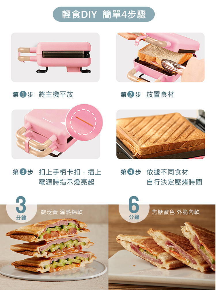 🇮🇹 義大利 Giaretti｜熱壓三明治鬆餅機 - 烹飪板 | Dcard 好物研究室