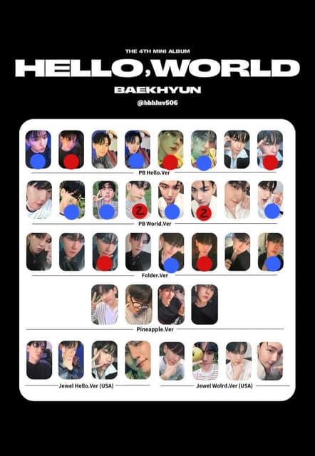 #詢問 換卡 邊伯賢HELLO, WORLD專卡 - EXO板 | Dcard