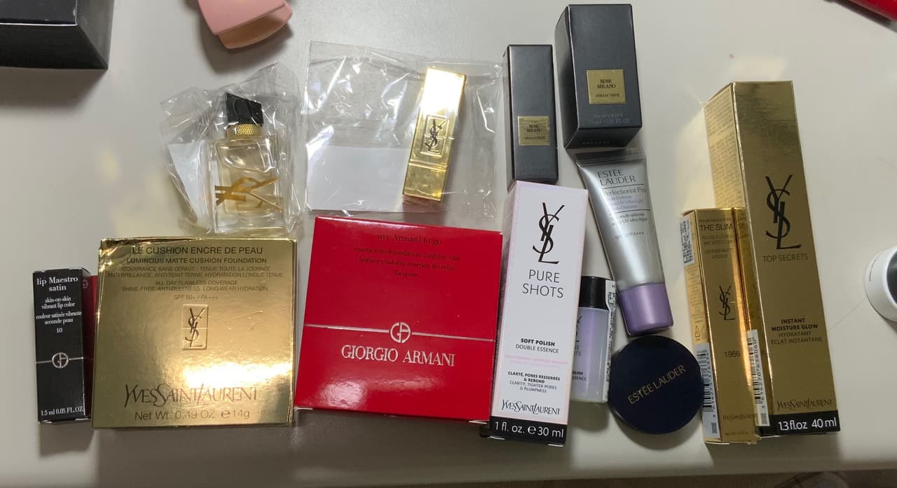 #售全新 ysl、GA、雅詩蘭黛 化妝保養品/香水/化妝包 - 二手交易板 | Dcard