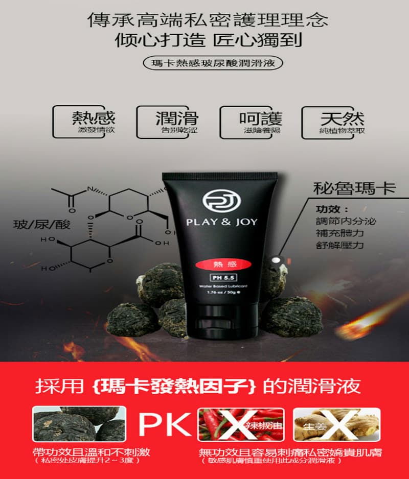 Play&joy｜水性潤滑液 100ml （瑪卡熱感） - 西斯板 | Dcard