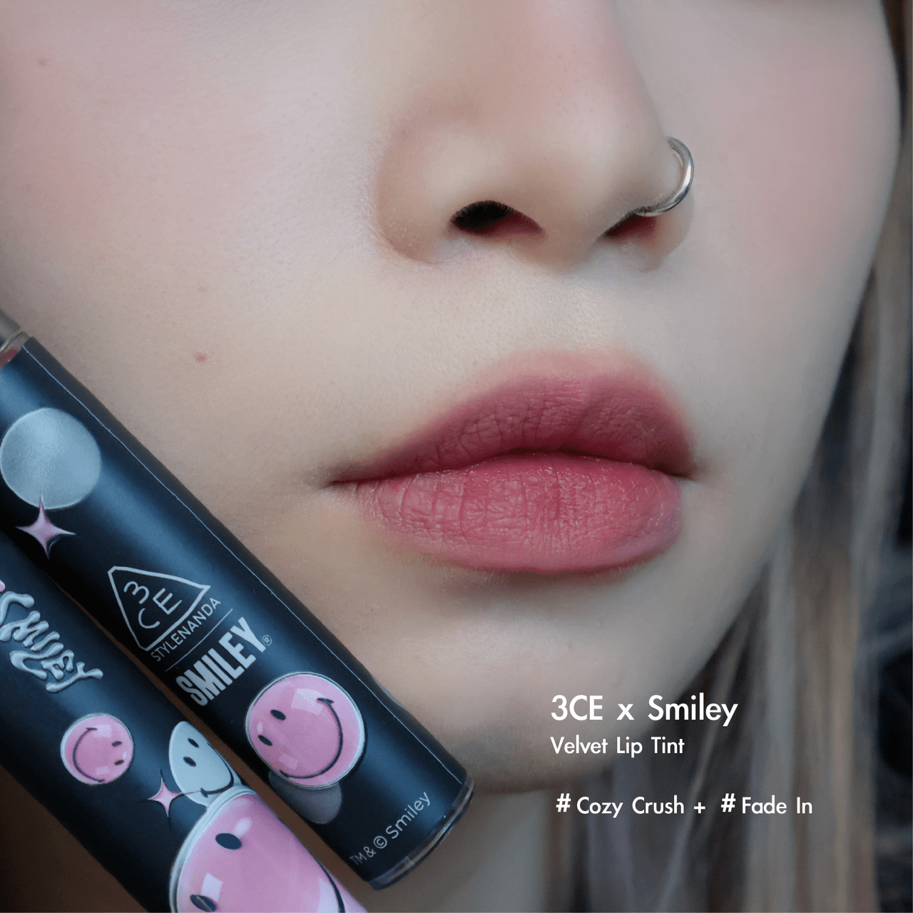 #試色 一見鐘情的 𝟑𝐂𝐄 𝐱 𝐒𝐦𝐢𝐥𝐞𝐲 系列 🖤 - 美妝板 | Dcard