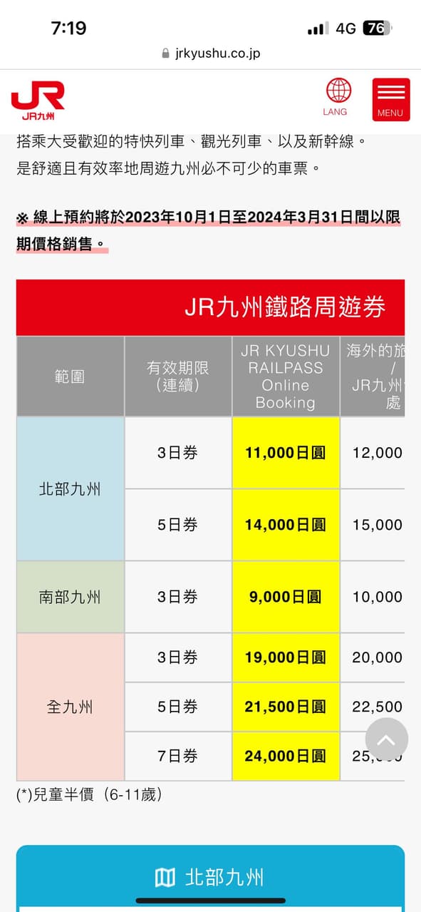 北九州JR Pass - 日本旅遊板 | Dcard