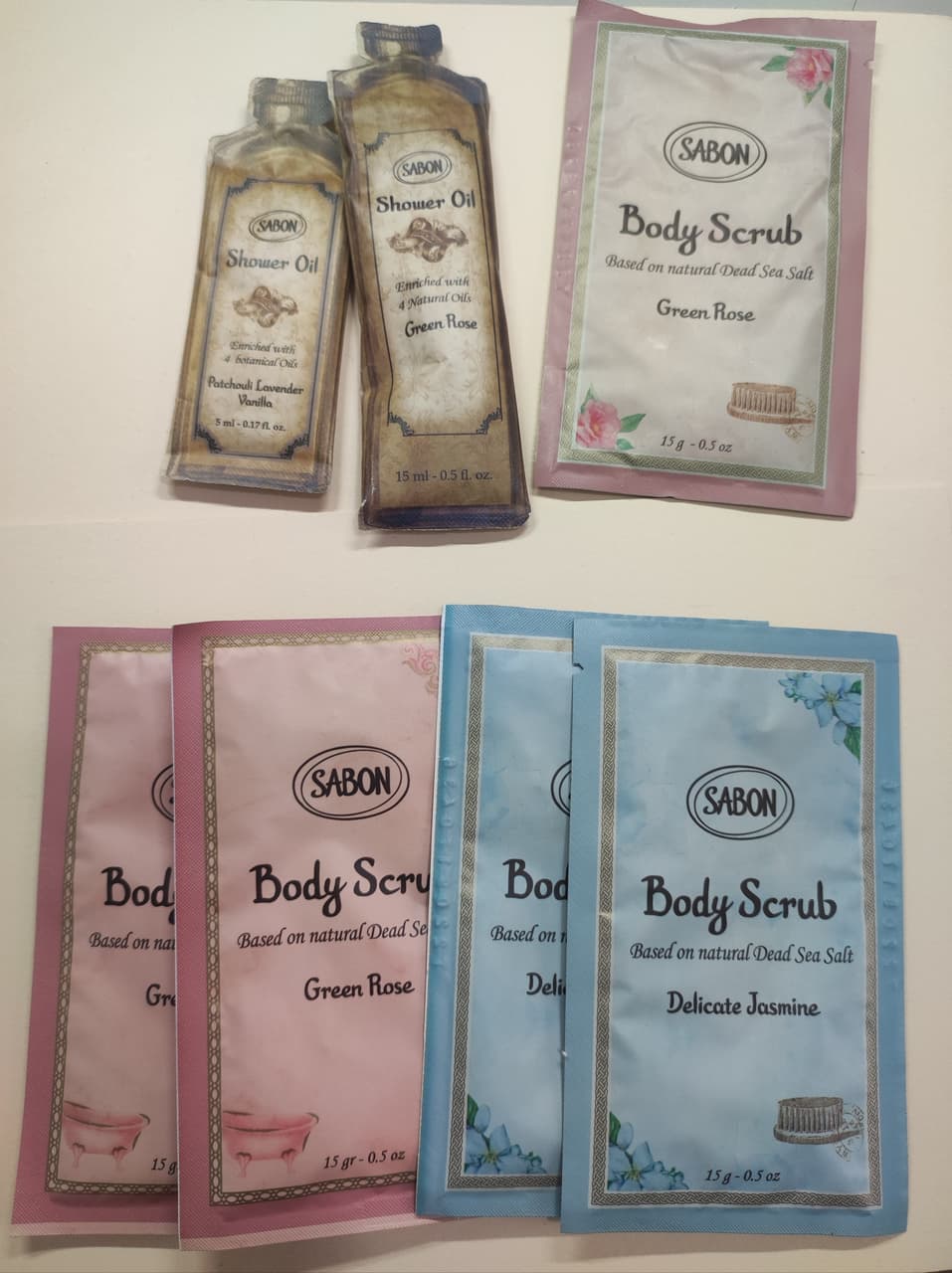 #我要賣 SABON身體磨砂膏試用包 $35 - 二手交易板 | Dcard