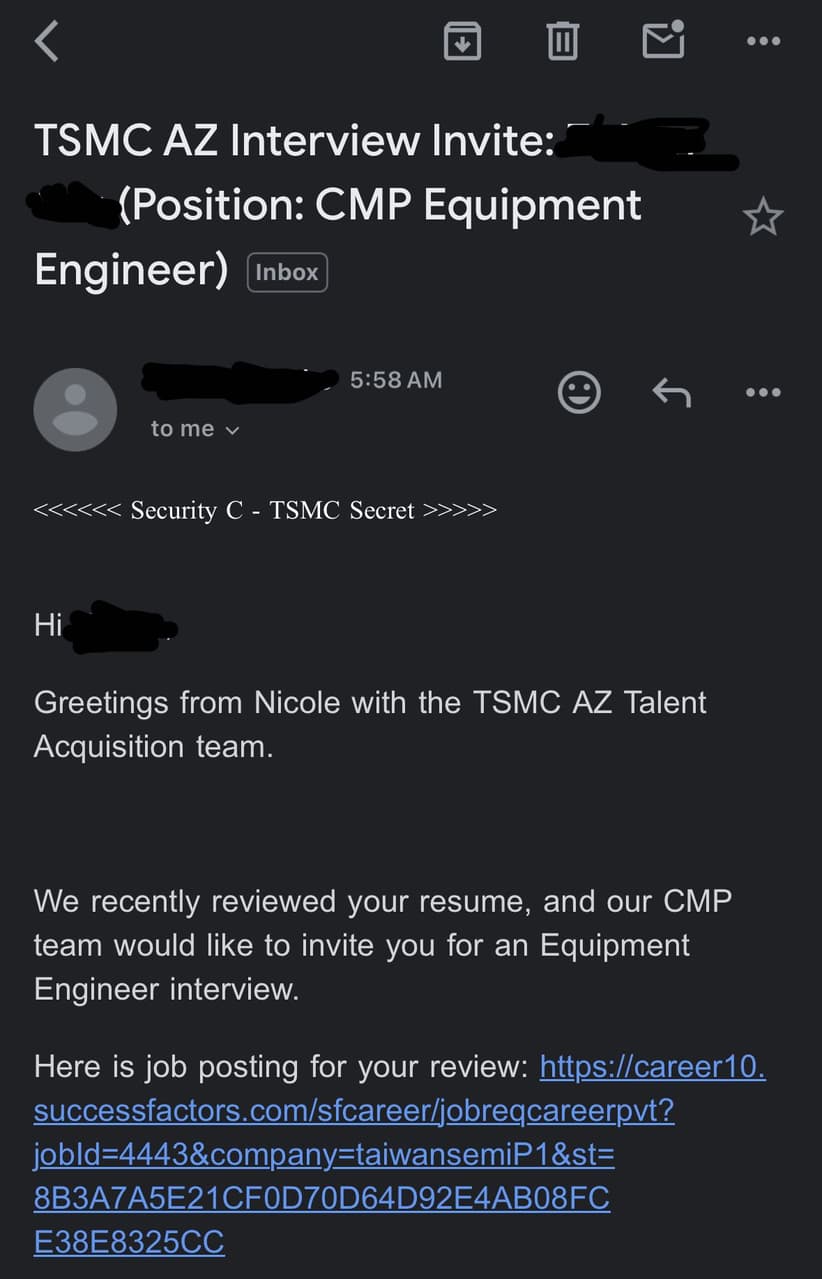 台積AZ會直接找新人？ - 科技業板 | Dcard