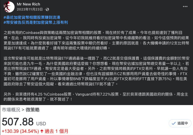 回顧：2023年的預測與佈局，在2024年的取得巨額報酬 - Mr. New Rich (@newrich) | Dcard