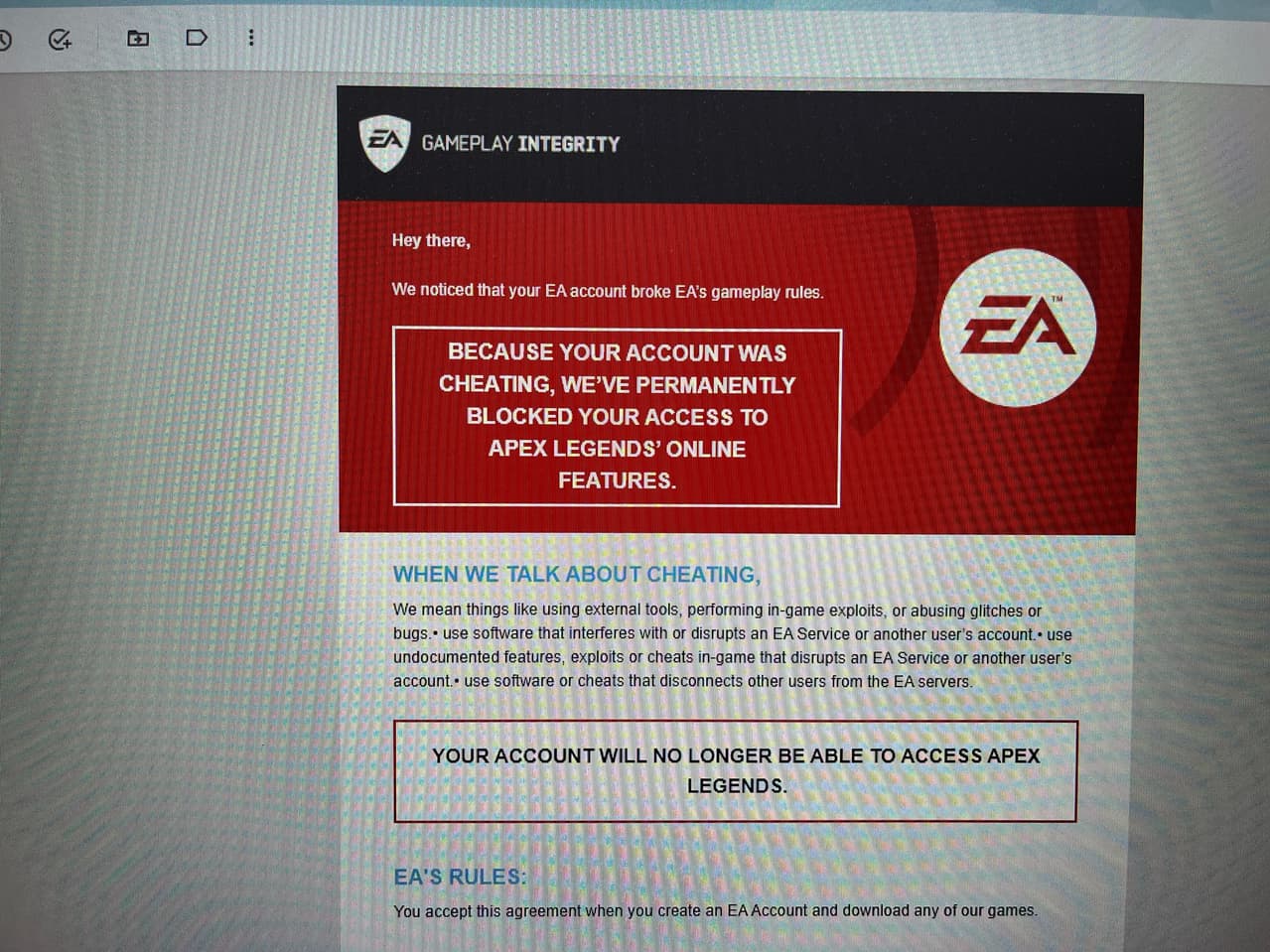 Apex被盜去開掛然後被ban - APEX 英雄板 | Dcard
