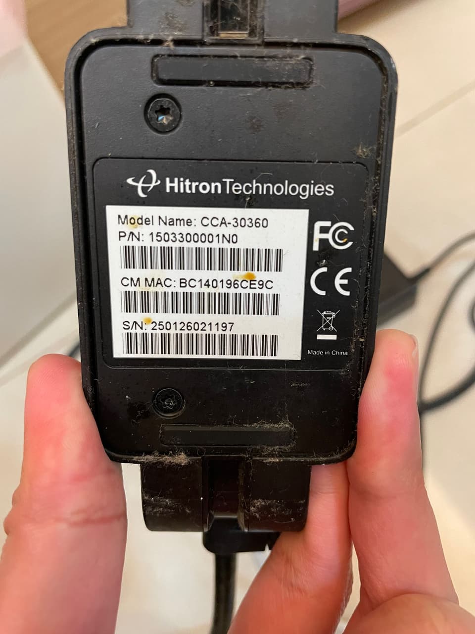 hitron cca-30360 接路由器 - 3C板 | Dcard