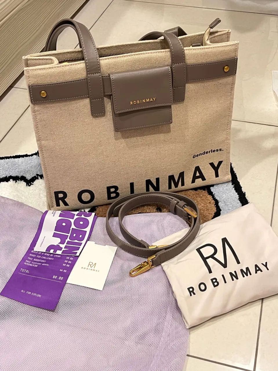 #我要賣 ROBINMAY 秘境北歐肩背包(L) - 二手交易板 | Dcard