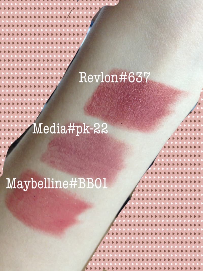 #圖多 上學日常開架唇膏revlon#637/media#pk-22/maybelline cc輕唇膏 - 美妝板 | Dcard