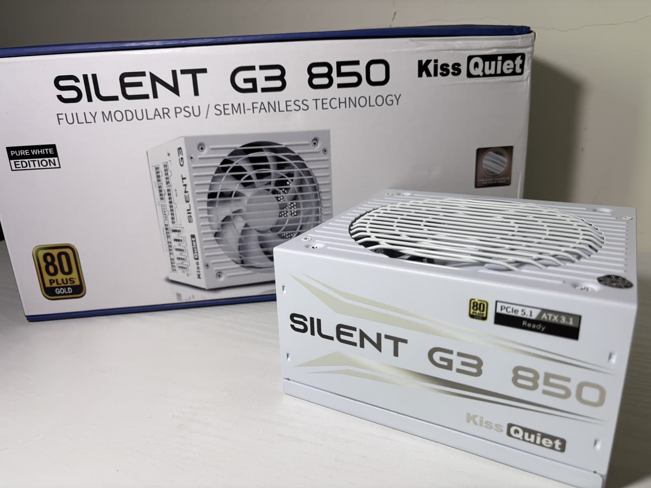 【開箱】「電源，新起之秀！」Kiss Quiet Silent G3 850W 白色電源供應器 - 3C板 | Dcard
