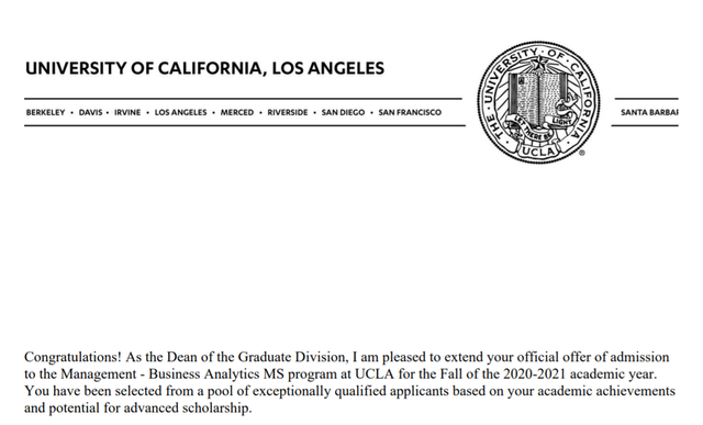 #經驗分享 UCLA/USC/UW Master in Business Analytics (MSBA) 美國商業分析研究所申請分享 - 留學板 | Dcard