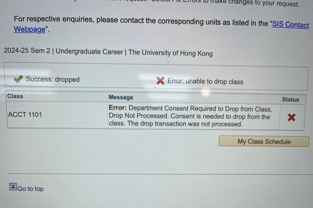 Drop 唔到course - 香港大學板 | Dcard