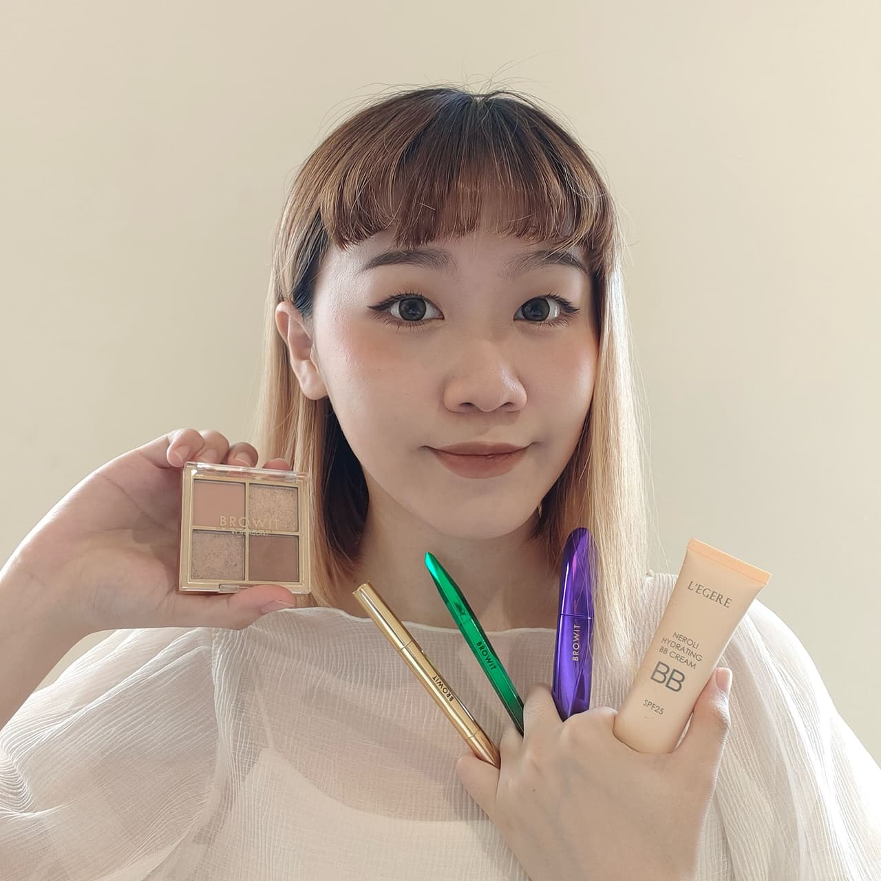 一起用L’EGERE蘭吉兒&BROWIT貝奧莉來畫可可色系妝容吧🧡💛🤎 - li-fei (@im_sally) | Dcard