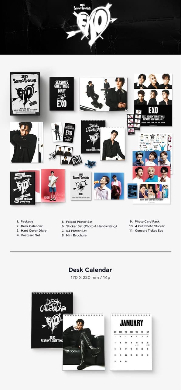 #分享 EXO 2023 Season’s Greeting - EXO板 | Dcard