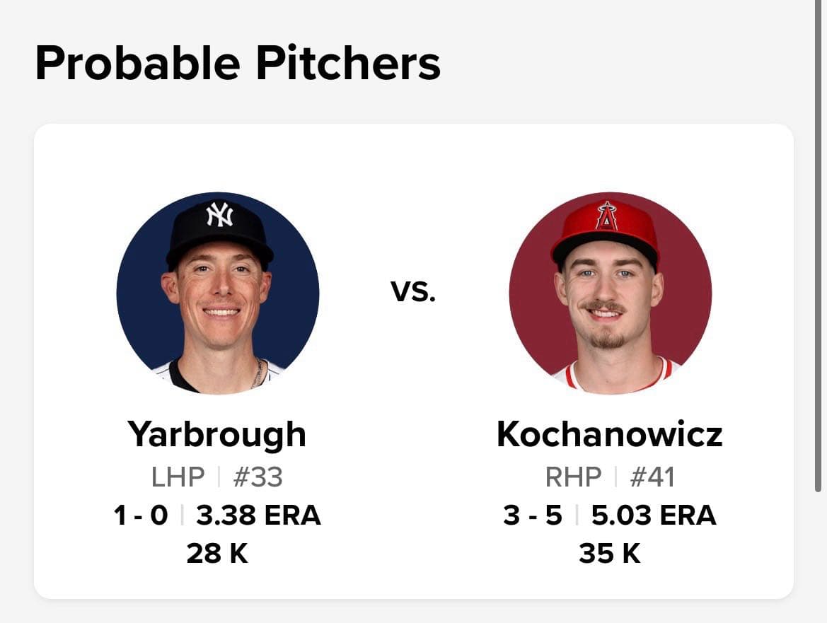 #賽事討論 2025/5/27 MLB 例行賽 / 洋基 VS. 天使 / 賽事討論區（R.Yarbrough VS. J ...