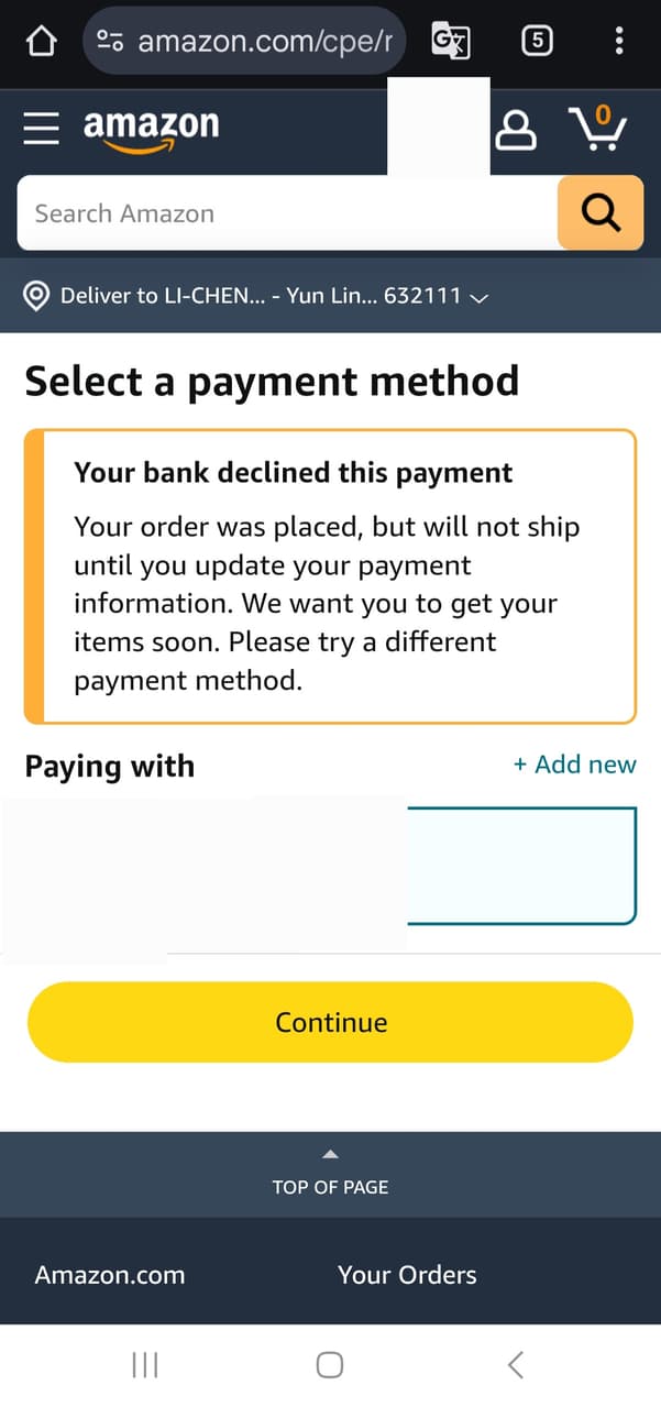 amazon刷卡被拒 - 網路購物板 | Dcard