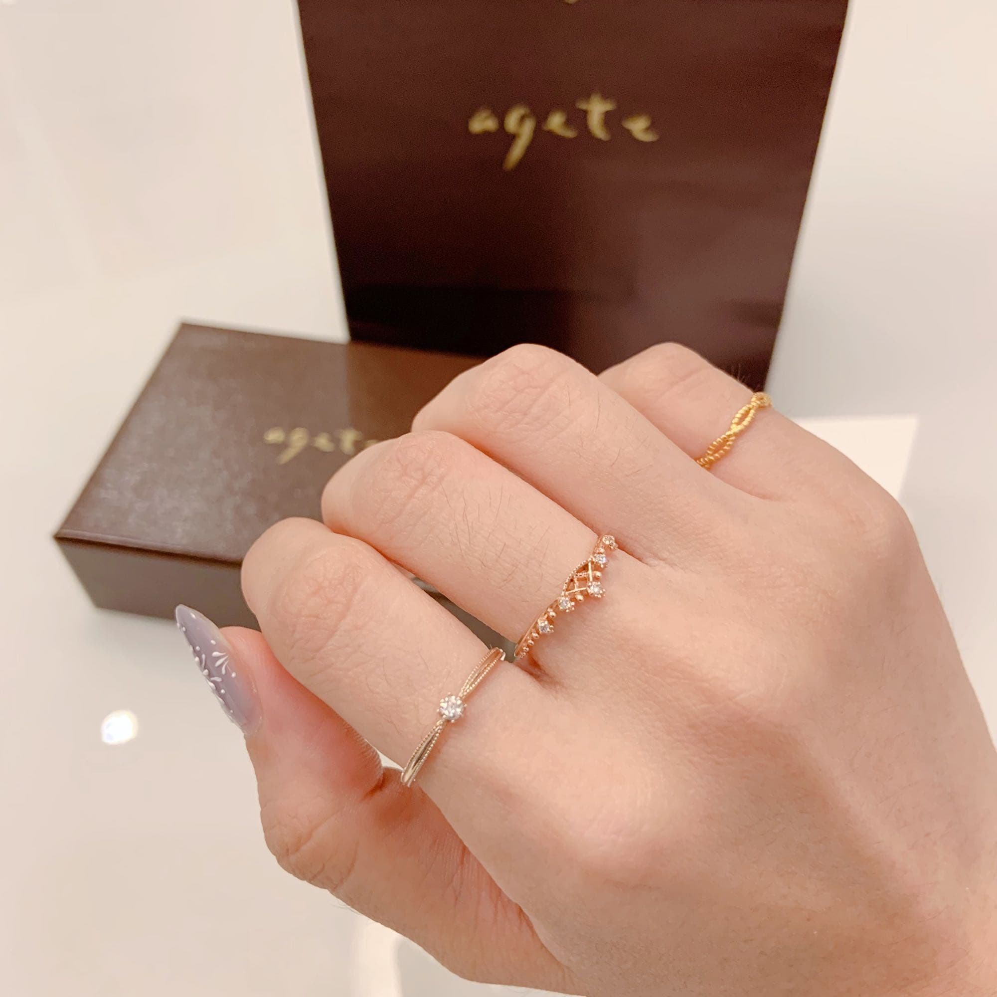#分享 Agete 鈴蘭戒&單鑽戒💍 - 珠寶飾品板 | Dcard