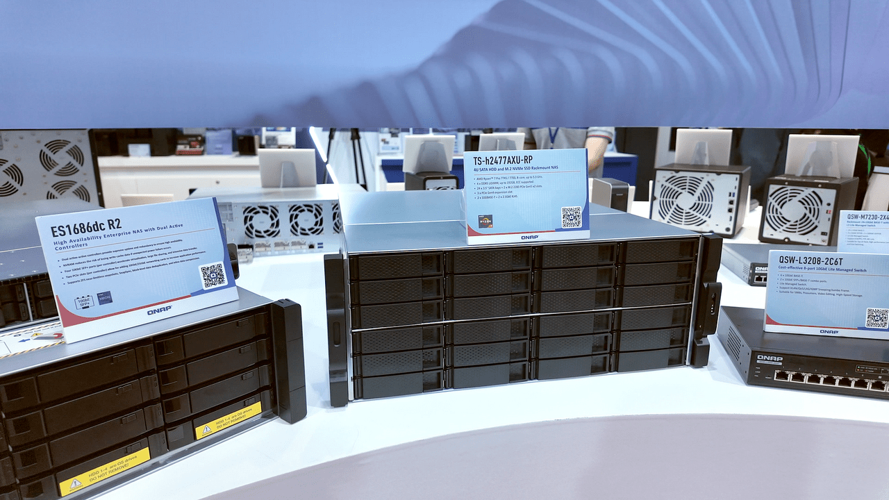 威聯通 COMPUTEX，HA 解決方案亮相！還有AI 應用、備份策略與多款 QNAP 新機一次看 - EnterBox (@enterbox) | Dcard