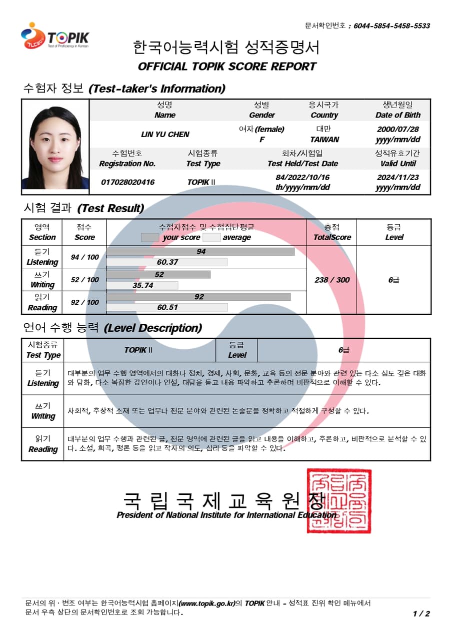 TOPIK制勝祕訣 - B4 留言 | Dcard