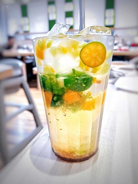#DIY 『自己流』特調~夏日戀曲（金桔鳳梨芒果氣泡水） - 貧窮貴公主 (@loveseafoodmeat) | Dcard