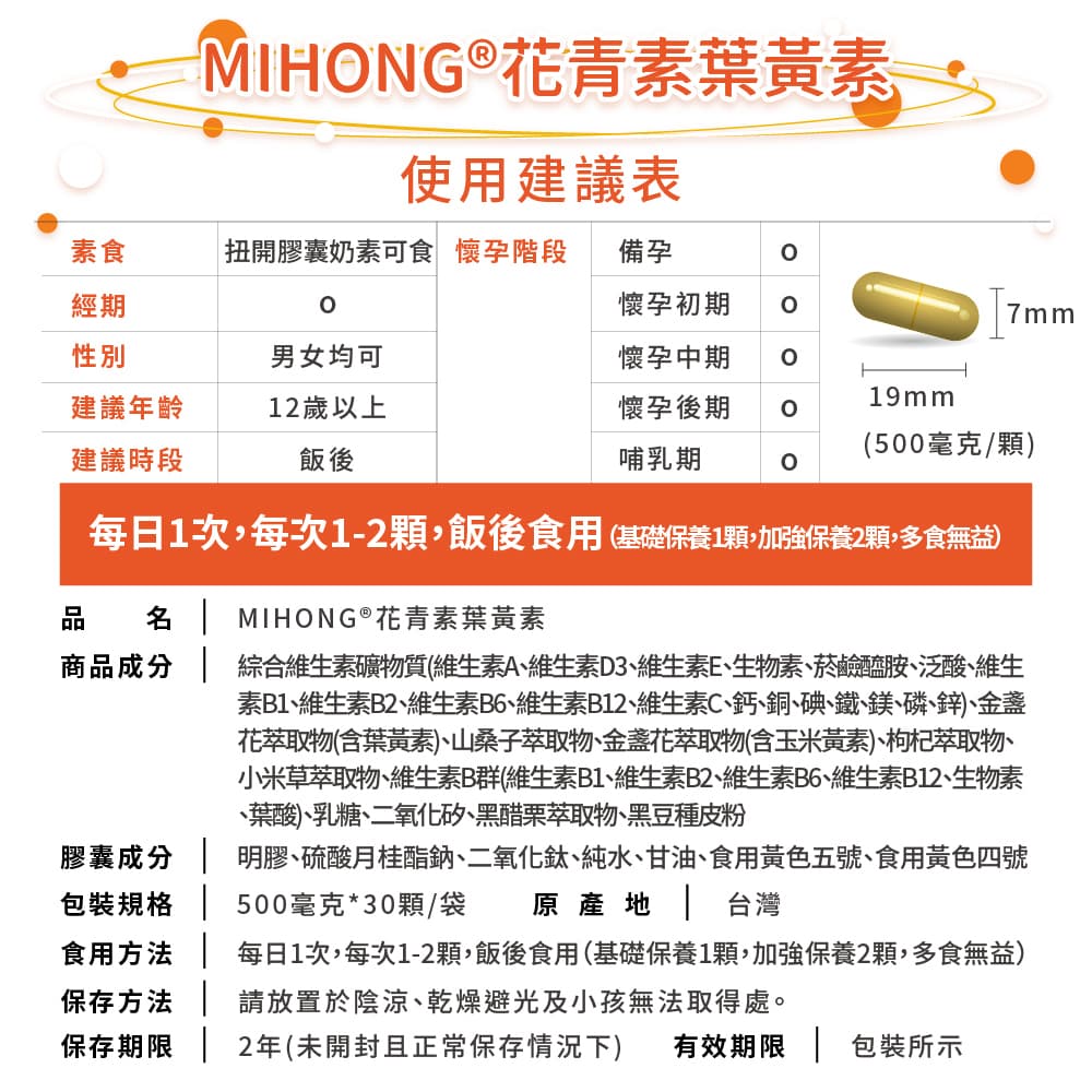 MIHONG®｜花青素葉黃素 - B20 留言 | Dcard