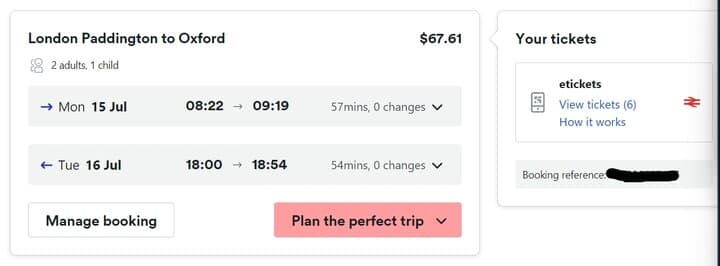 半價，牛津倫敦車票(return tickets from London to Oxford for 2 adults & 1 child) - 歐洲生活板 | Dcard