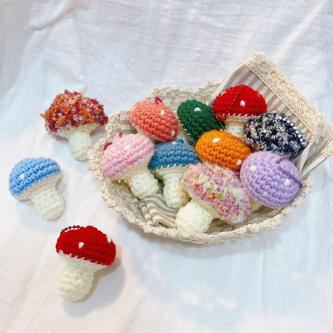 🍄 毛線編織｜小蘑菇吊飾 🍄 - 蔓蒂 ♡ (@mandy_mmm) | Dcard