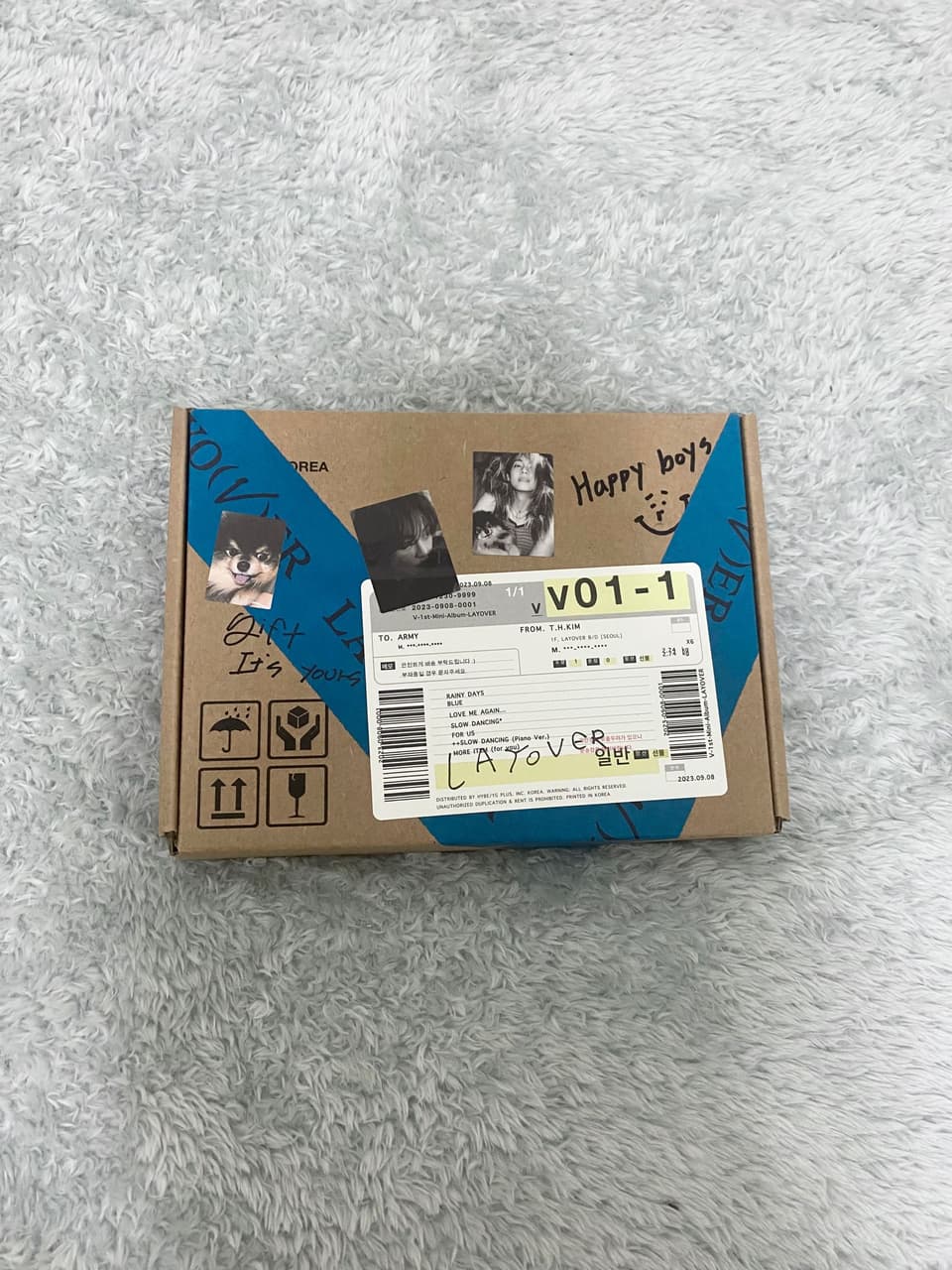 #開箱 V layover 專輯/藍版開箱PART TWO-Blue Version unboxing - BTS板 | Dcard