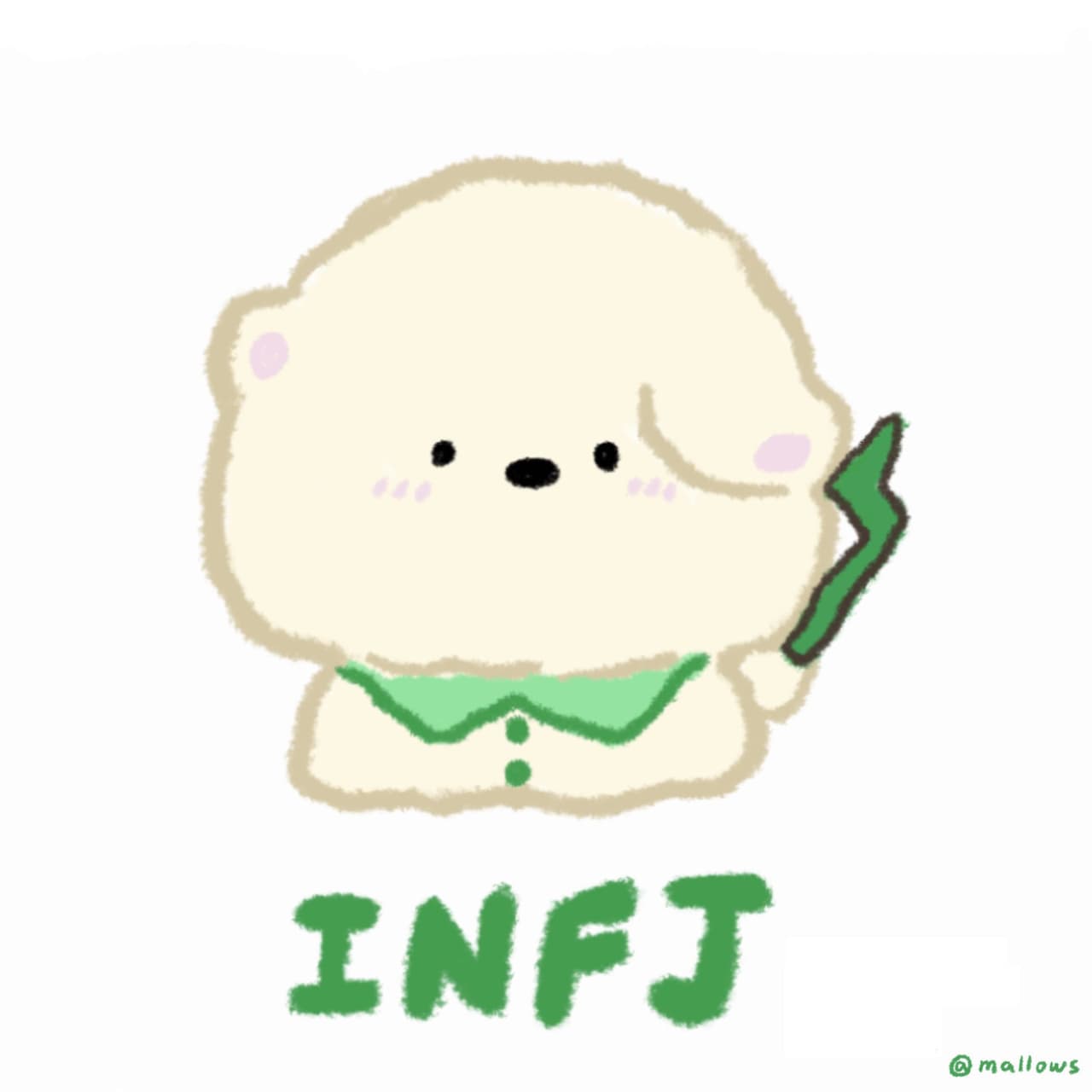 #插畫分享 MBTI小狗頭貼ꔛ☁️(˶ฅωฅ˵)🐾 - 小勺🐰 (@rabbitinthehole) | Dcard