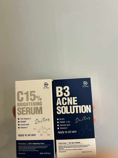 #分享 用了Dr.May六天，痘疤真的淡了？C15＋B3實測分享！ - 美妝板 | Dcard