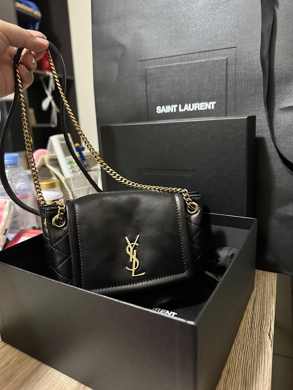 #開箱 一眼入心底的YSL小包😍 - 精品板 | Dcard