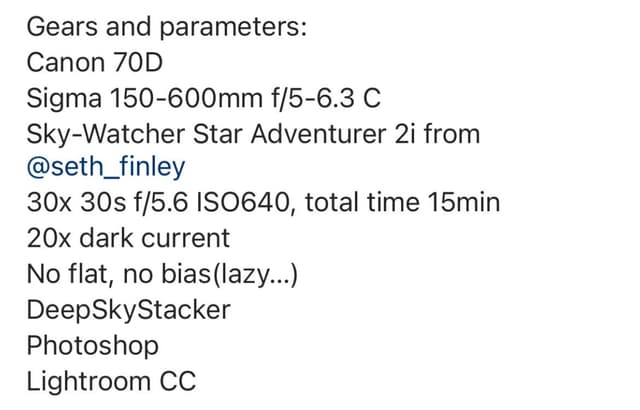 #作品 M42 獵戶座星雲 （&M43 NGC1977) - 攝影板 | Dcard