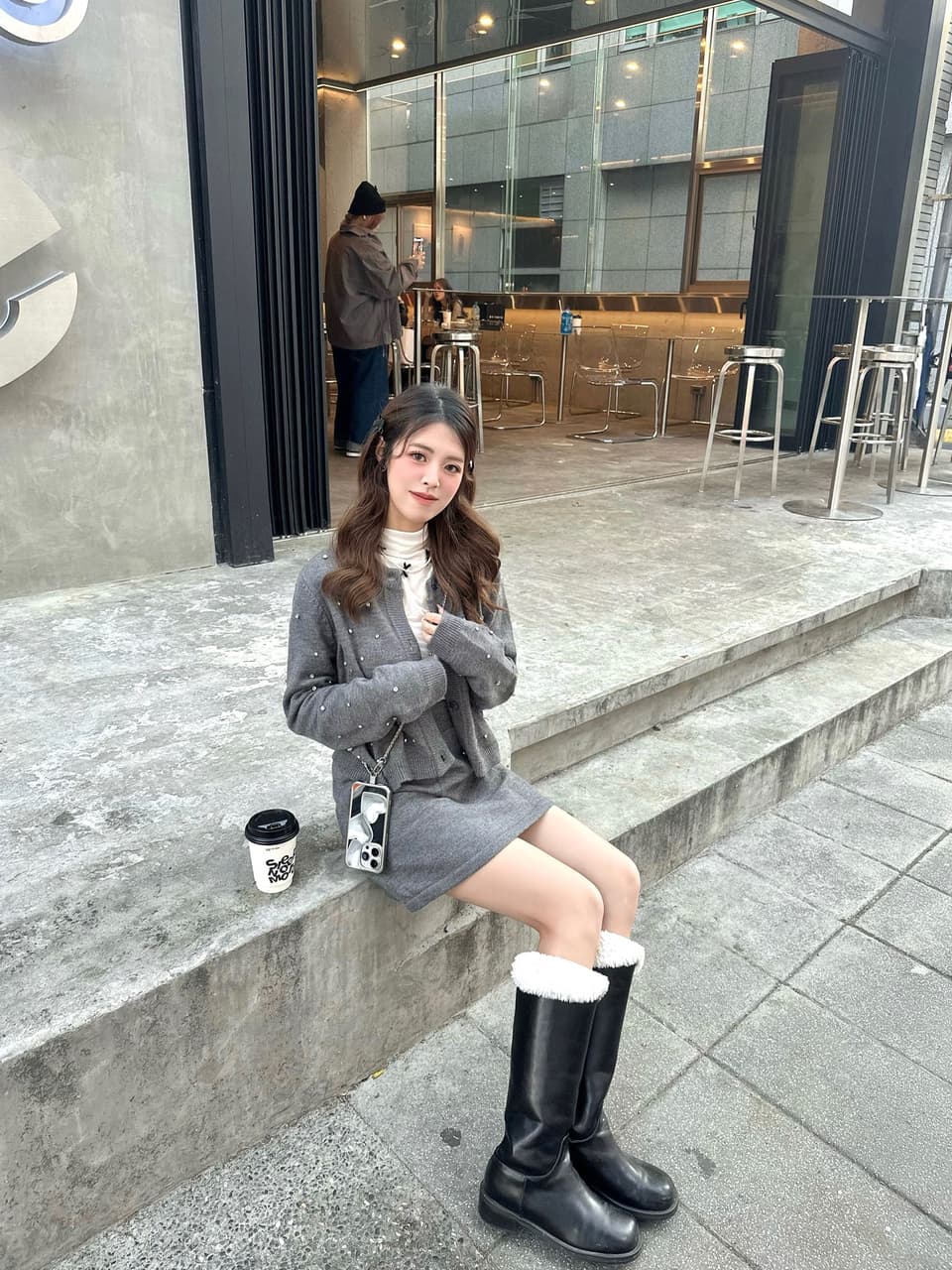 百搭黑白灰穿搭 - 穿搭板 | Dcard