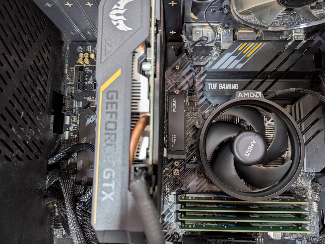 #我要賣 AMD 5600 ASUS Nvidia GTX1660Super B550-PLUS DDR4 3200 32GB - 二手交易板 | Dcard