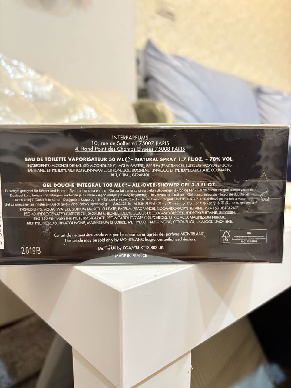 #我要賣 MONTBLANC傳奇經典男性淡香水禮盒（淡香精50ml+沐浴精100ml) - 二手交易板 | Dcard