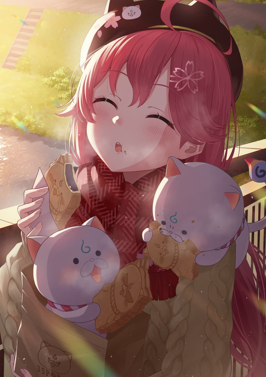 吃鯛魚燒的みこち和35P🌸 - VTuber板 | Dcard