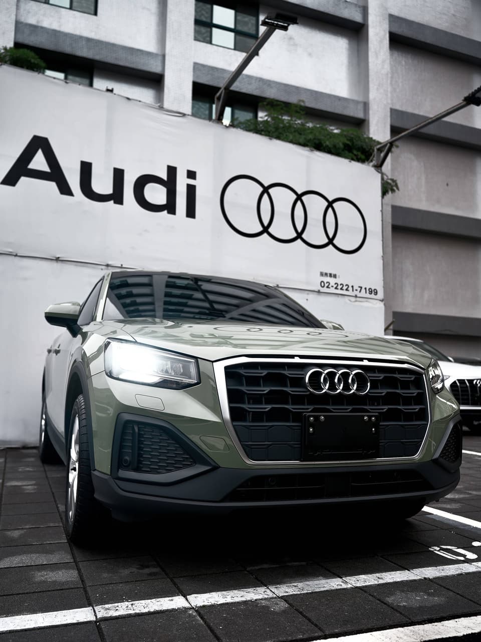 Audi Q2 35 TFSI Technik Apple green 實車照片分享 - 汽車板 | Dcard