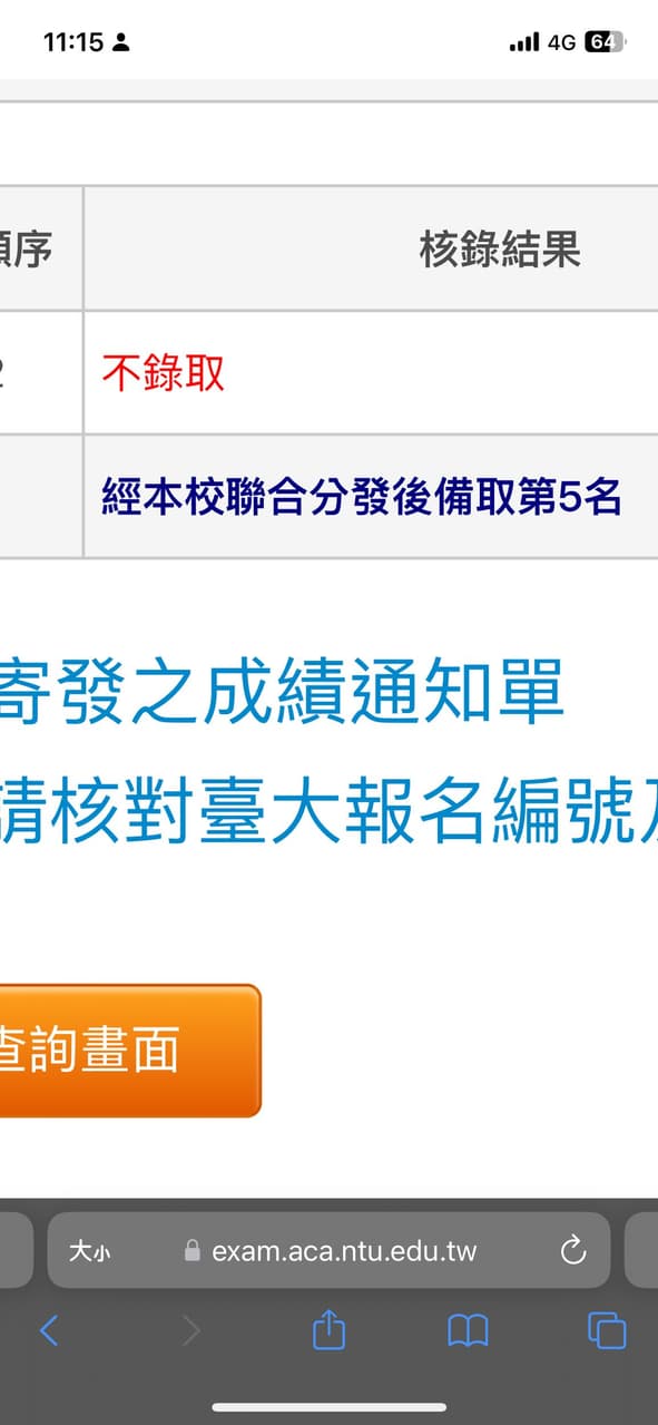 台大資工備取五會不會上 升大學考試板 Dcard