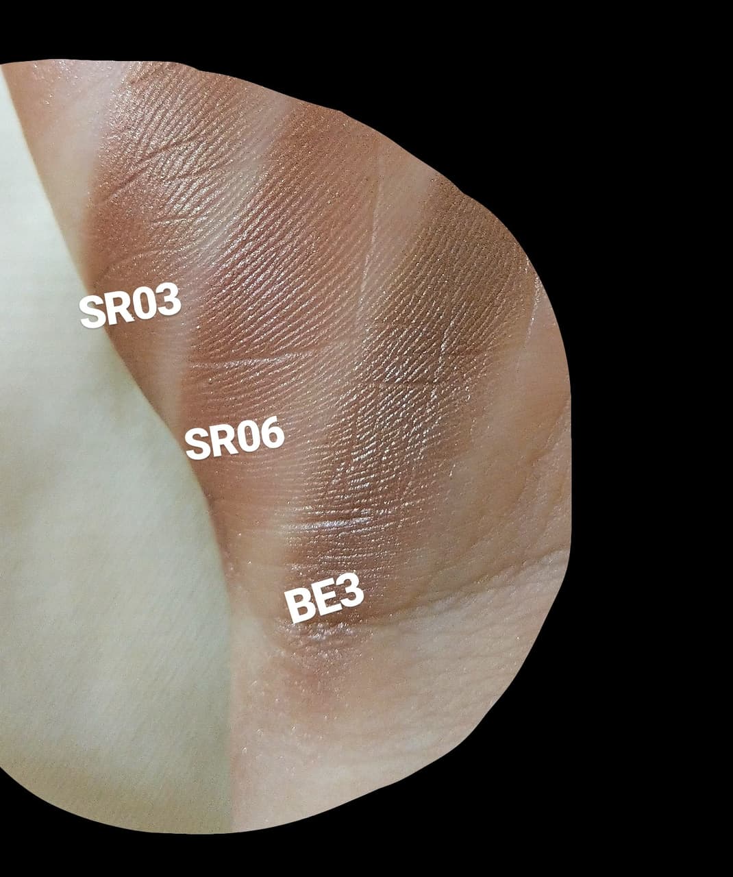 #顏色比較 三個鬼打牆大地色眼影 visee be3、excel SR03、excel SR06 - 美妝板 | Dcard