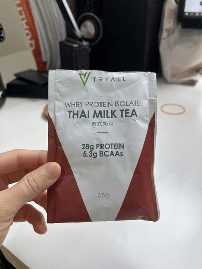 10款【tryall乳清蛋白】口味評價/口感/化學感/甜度一次看 - 教練筆記🗒️ (@jet_fitness) | Dcard