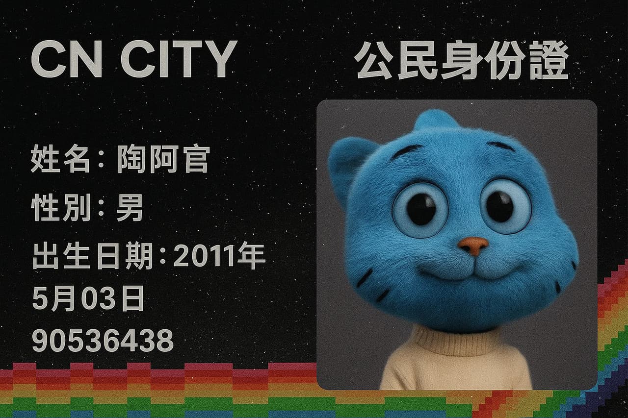 #創作 CN卡通明星身分證🪪 - ChatGPT板 | Dcard